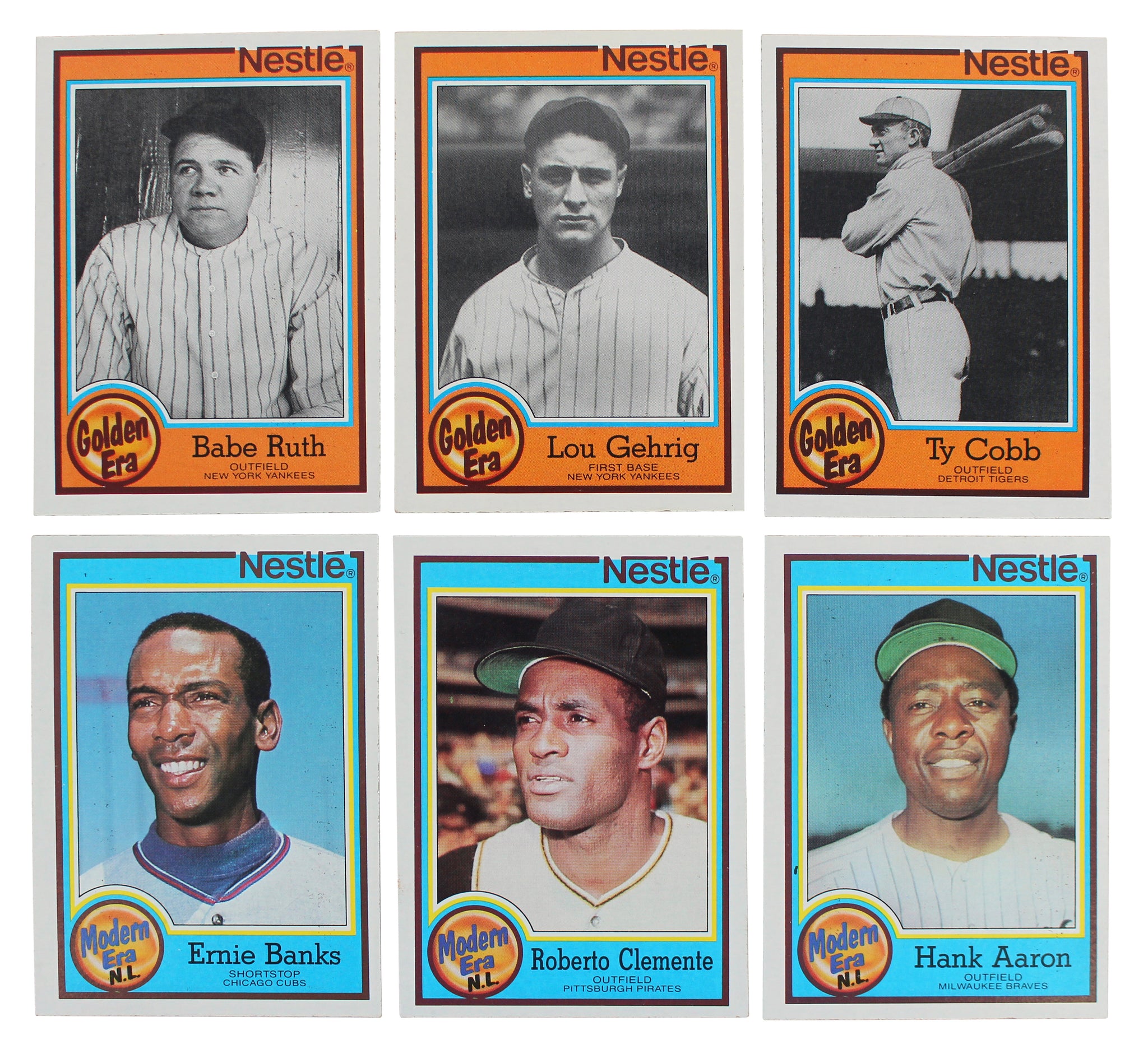 1987 Topps Nestle All-Time Dream Teams Complete Trading Card Set Un-si