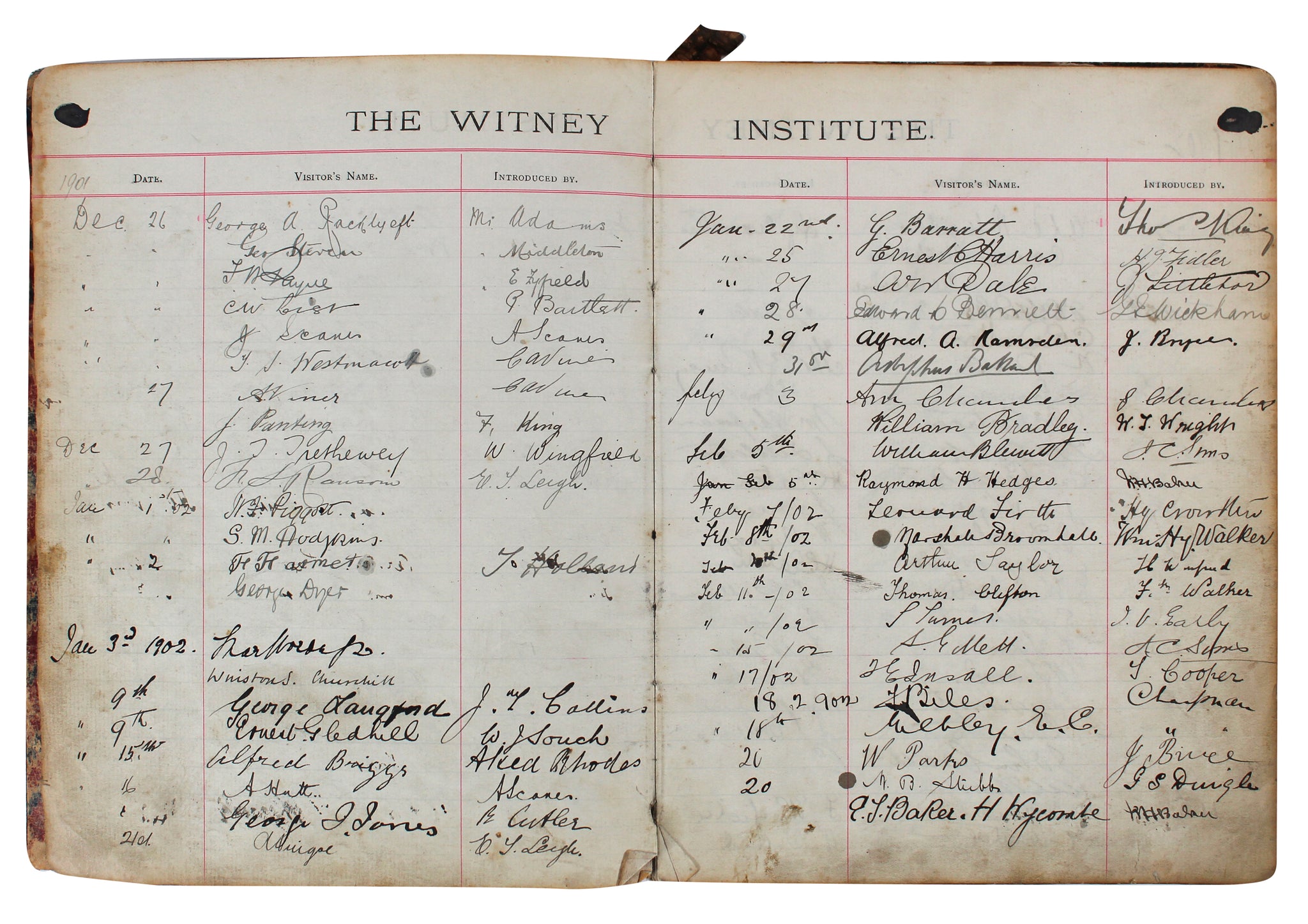 Winston Churchill Authentic Signed 7.75x 10 Visitors Register Book BAS